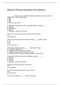 Module 2 Review Questions - Module 2 - Stuvia US