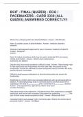 BCIT - FINAL (QUIZES) - ECG / PACEMAKERS - CARD 3330 (ALL QUIZES ...