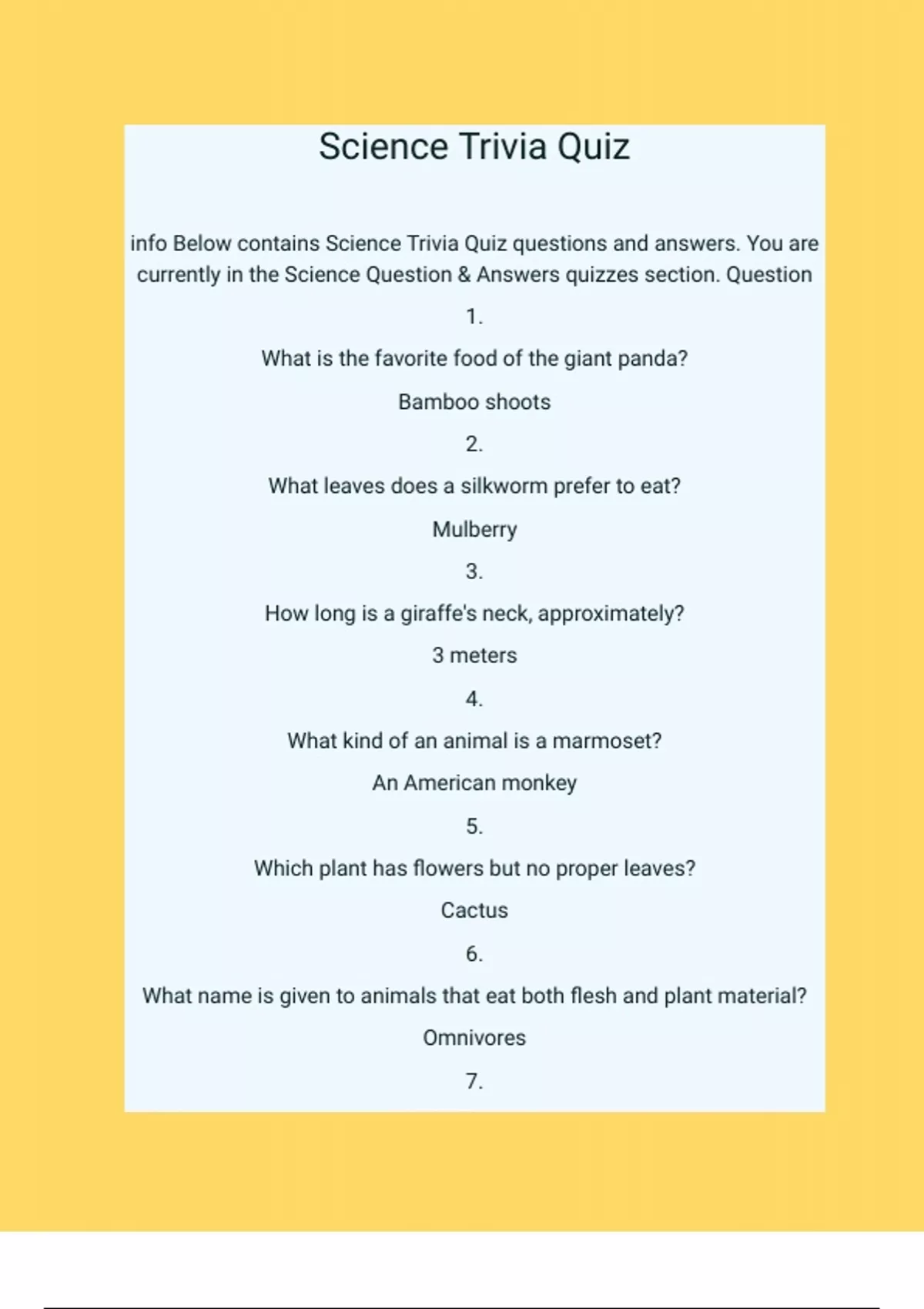 Science Trivia Quiz Questions with 100% Correct Answers | Verified ...