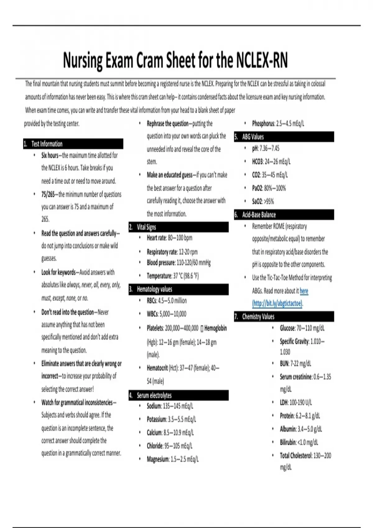 NCLEX CRAM GUIDE with 100% Correct Answers | Verified | Latest Update ...