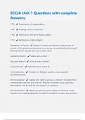 SCCJA Unit 1 Questions with complete Answers |Latest 2024/2025 - Sccja ...