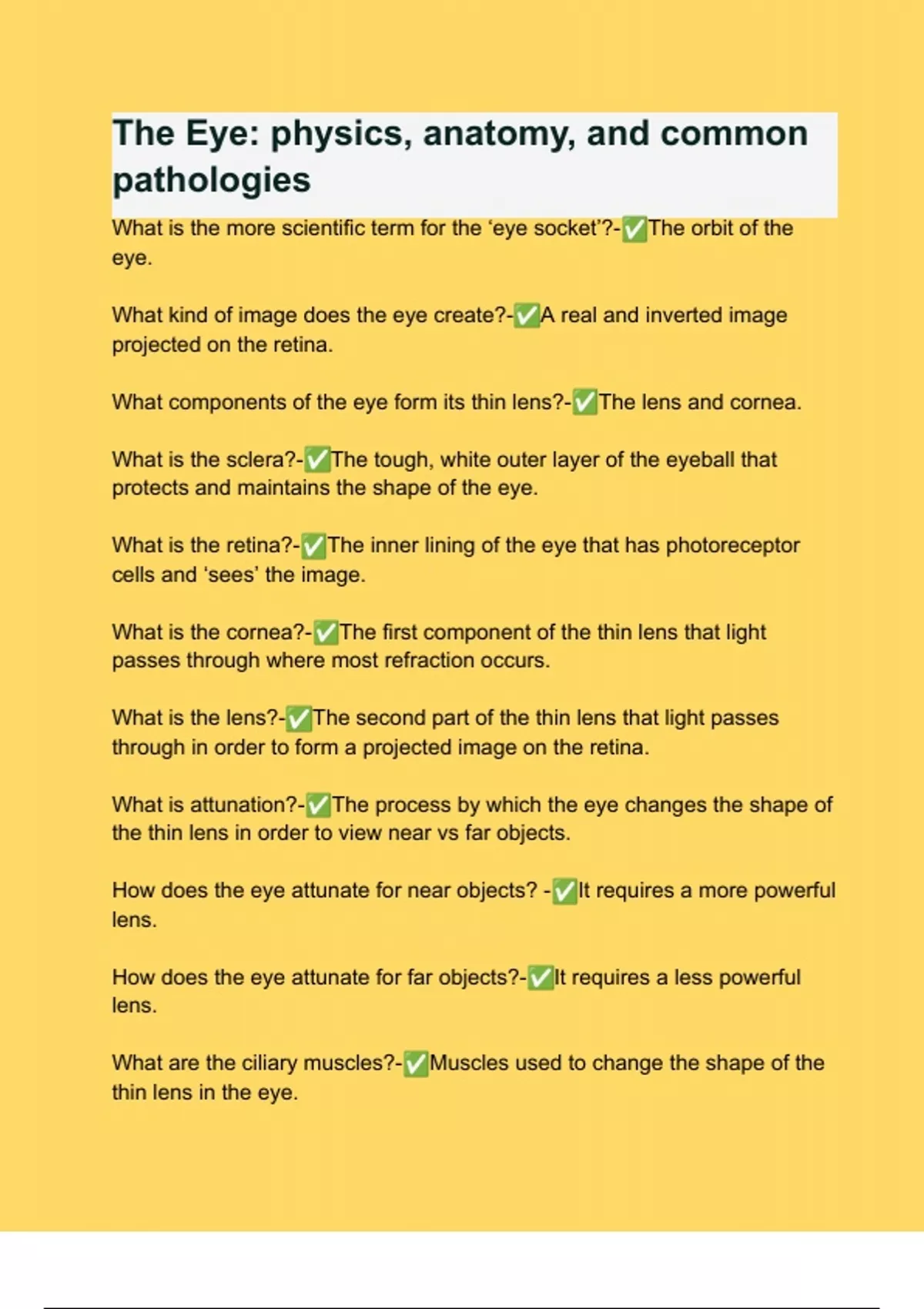 The Eye_ physics, anatomy, and common pathologies - PHYSICS COMBINED ...