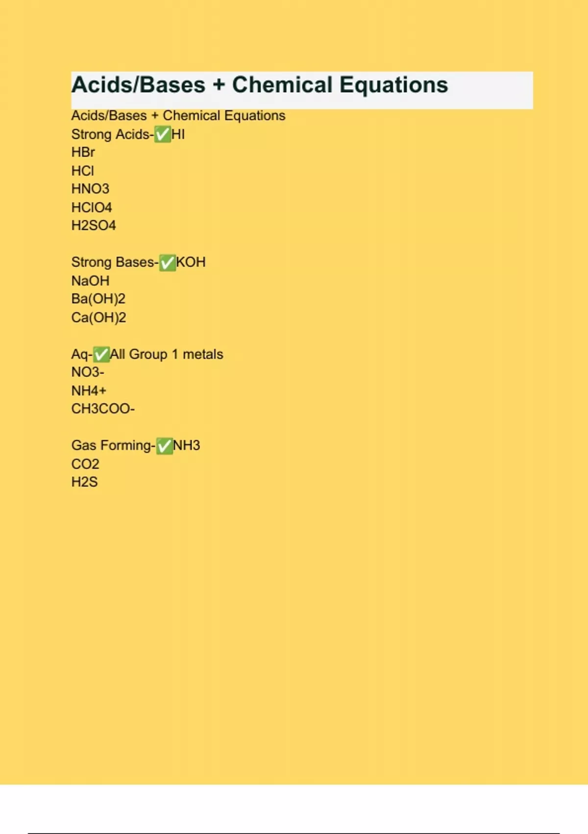 Acids_Bases + Chemical Equations with Verified Correct Answers ...