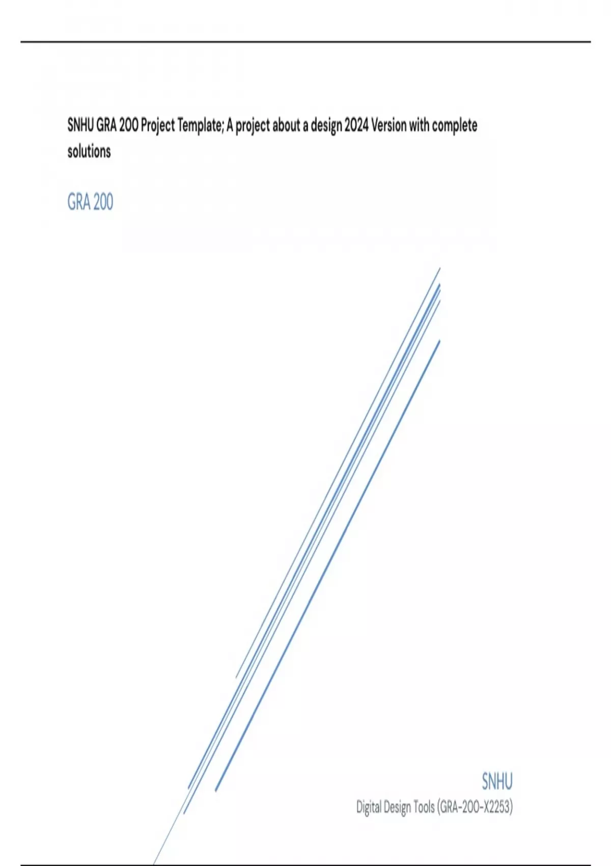 SNHU GRA 200 Project Template; A project about a design 2024 Version ...