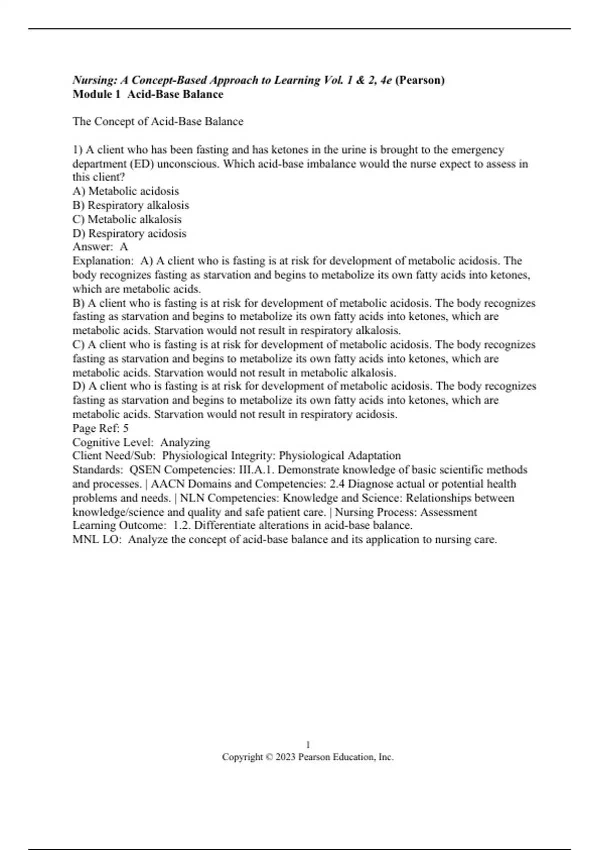 McCance and Huether’s Pathophysiology 9th Edition Rogers TEST BANK ...