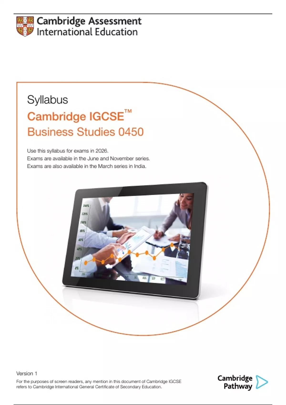 Cambridge IGCSE 0452 Accounting syllabus for examination in 2026 - IB ...