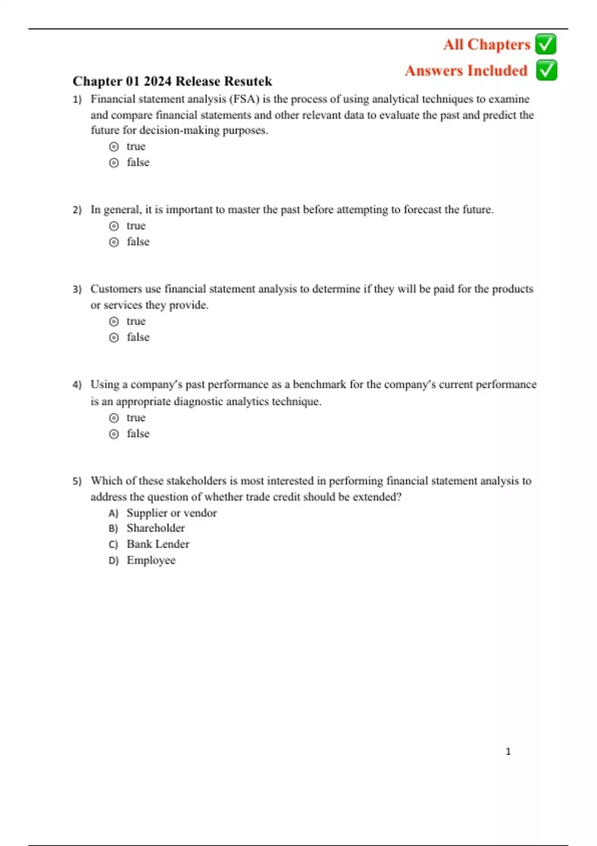 Test Bank for Financial Statement Analysis: A Data Analytics Approach ...