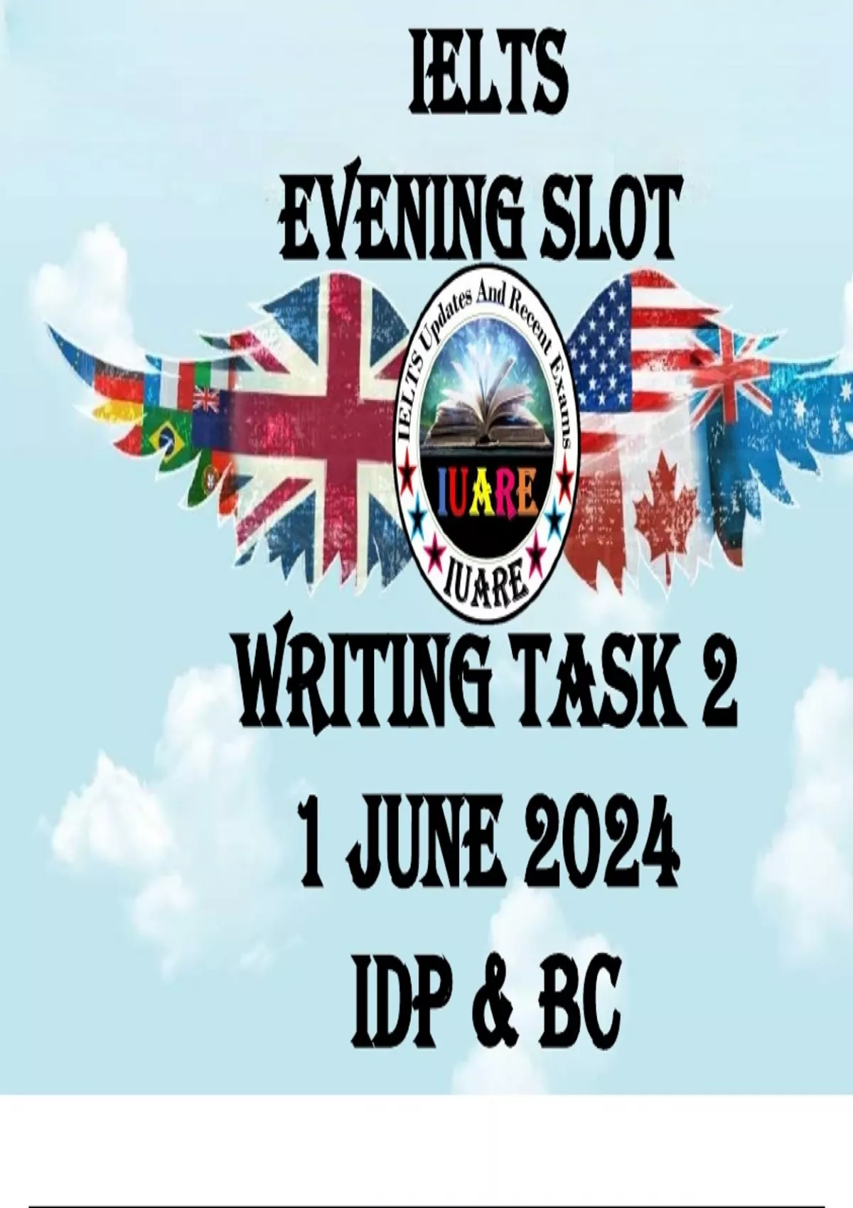 1 June 2024 Writing Task 2 Evening. - Definitions - Stuvia US