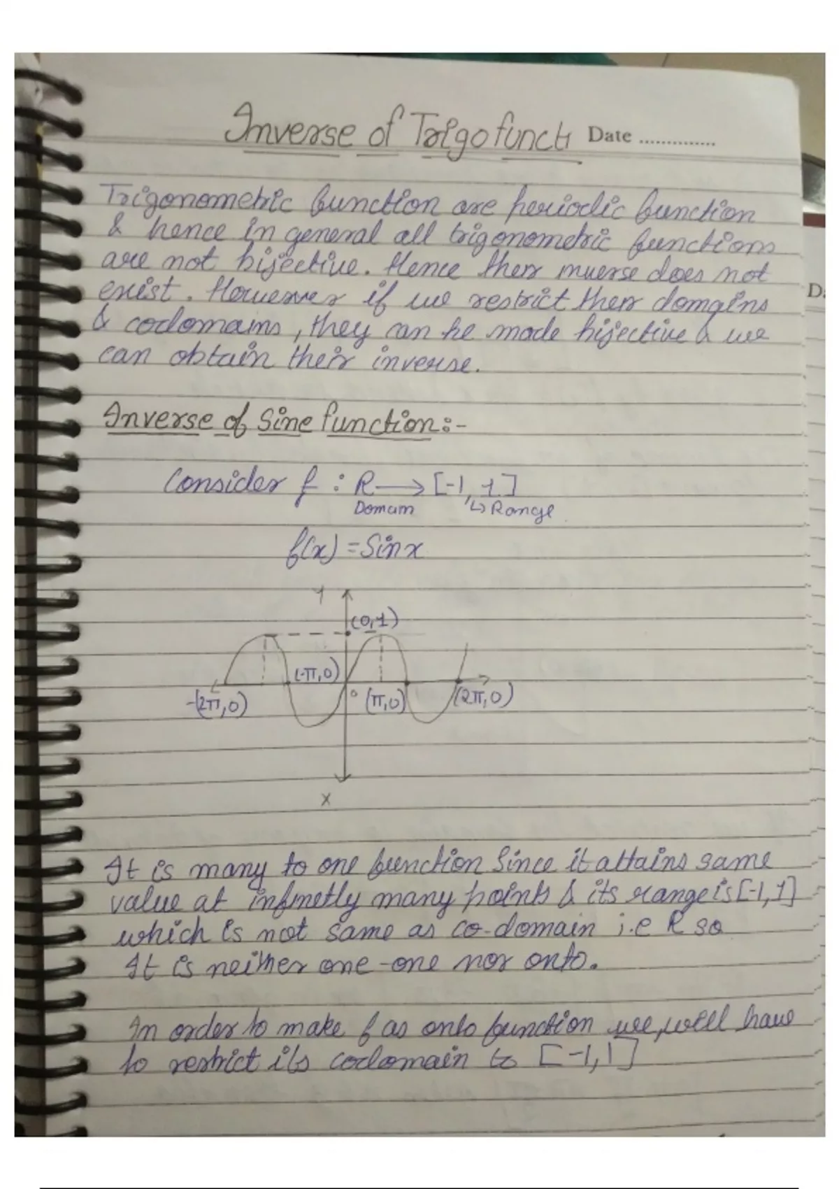 Inverse trigonometric functions, class 12th ,2024-25 - Mathematics ...