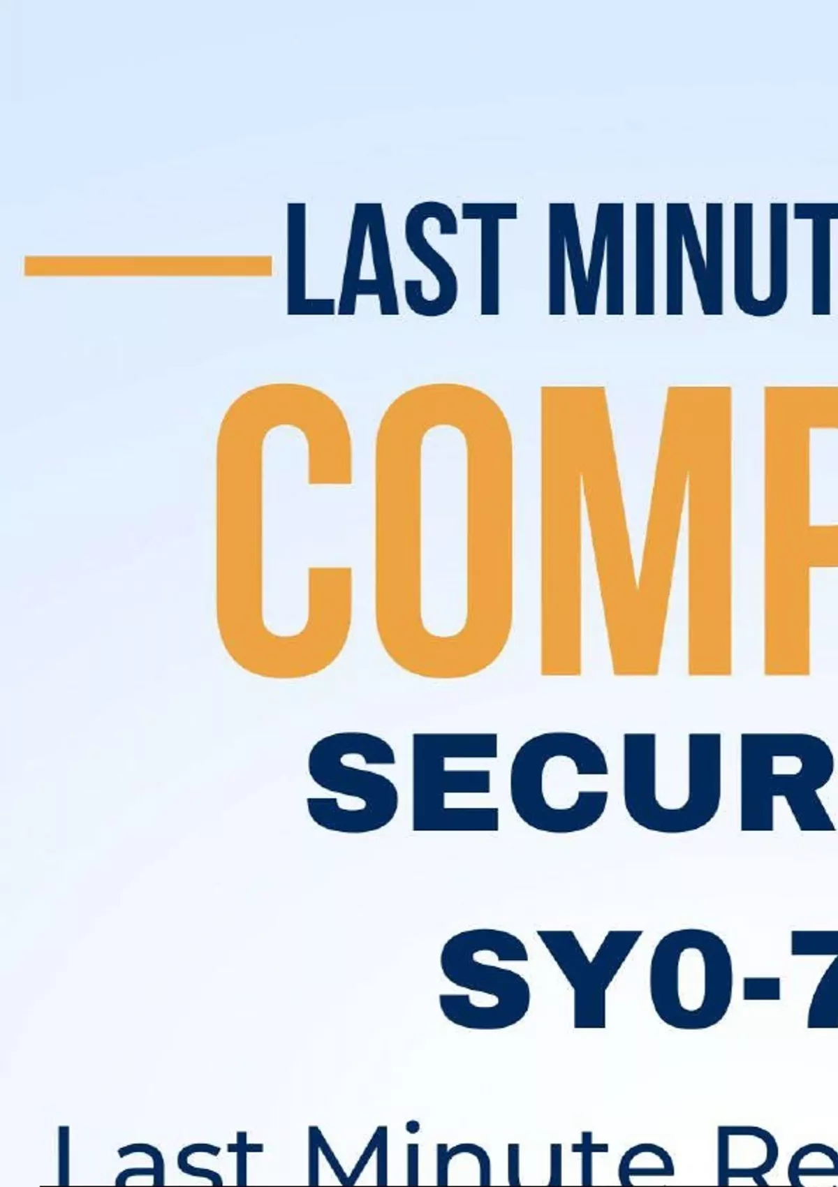 Andrew Ramdayal - CompTIA Security+ SY0-701 Last Minute Cram (2024 ...