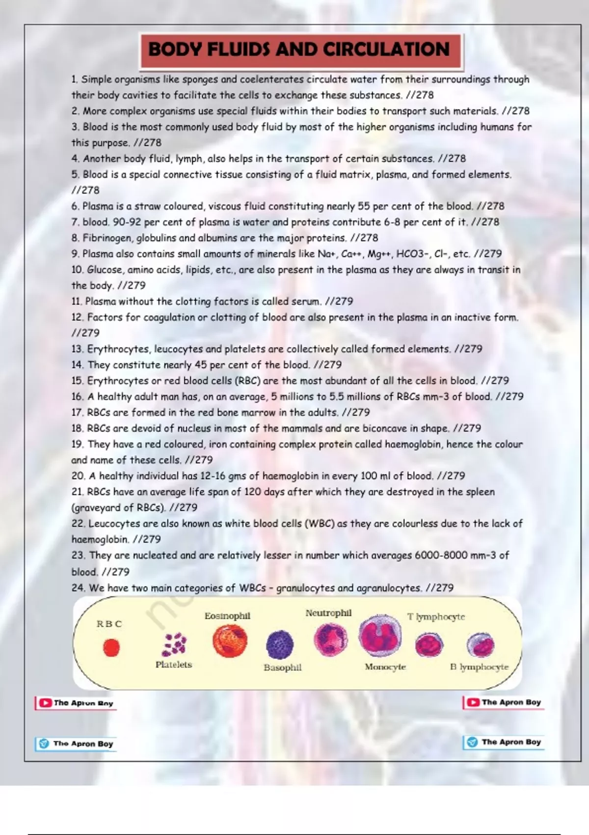 Body Fluids and Circulation Blood Composition: Blood consists of plasma ...