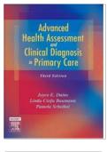 Test Bank for Advanced Health Assessment & Clinical Diagnosis in ...