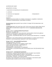 Didactiektoets aardrijkskunde pabo leerjaar 1 Samenvattingen, Aantekeningen en Examens - Stuvia NL