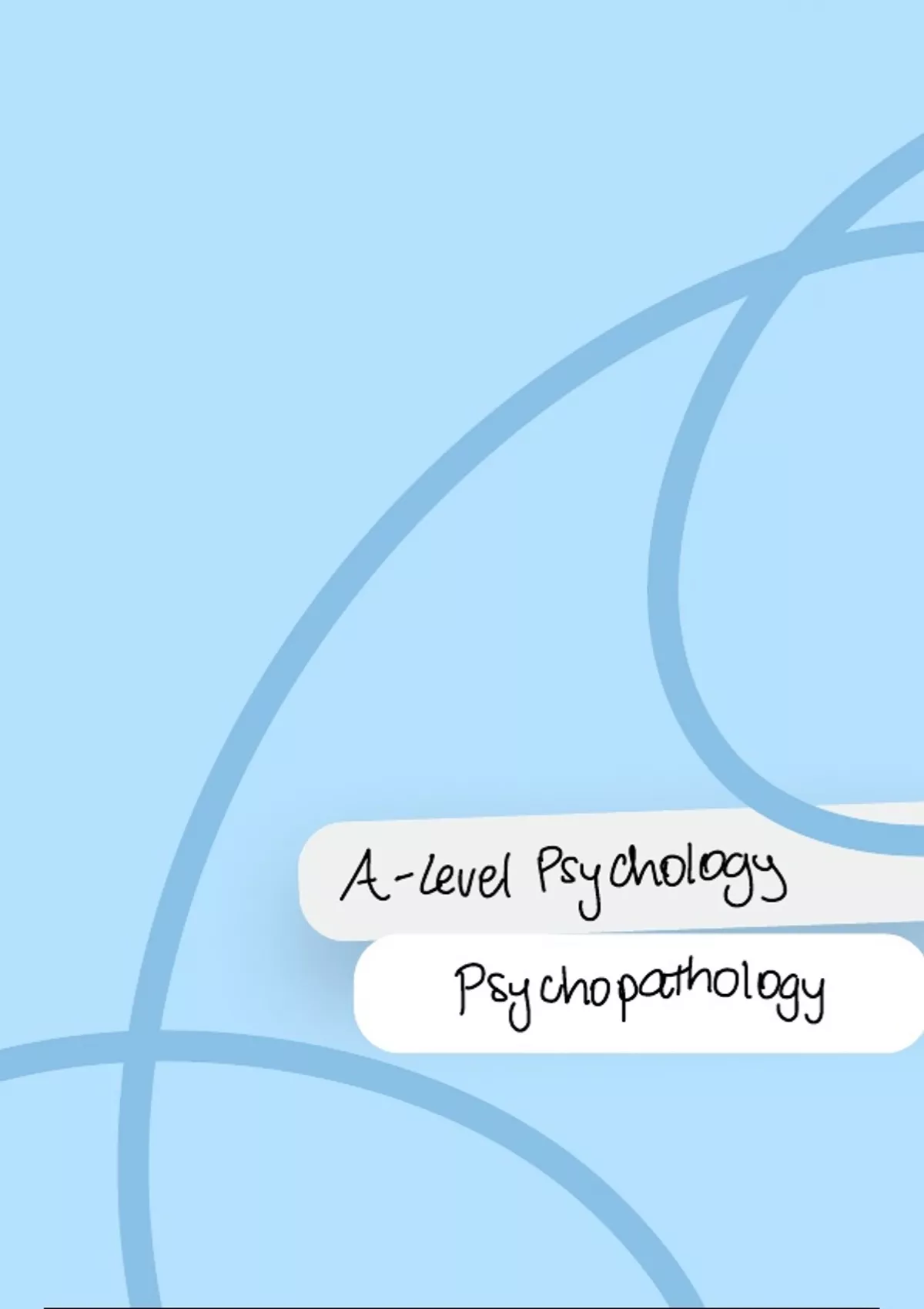 Revision notes Psychopathology AQA Psychology for A Level Year 1 & AS ...