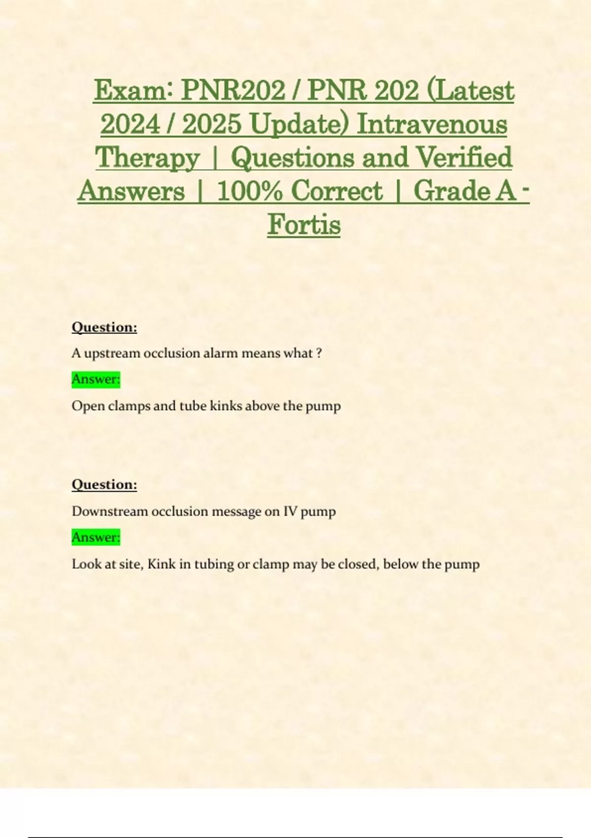 Exam 1, Exam 2, Exam 3, Exam 4 & Final Exam: PNR202 / PNR 202 (Latest ...