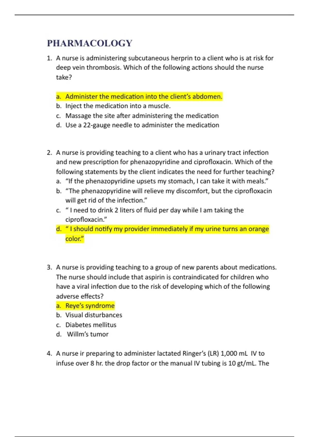 ATI Pharmacology Proctored Exams || ATI Pharmacology Test Banks {Bundle ...