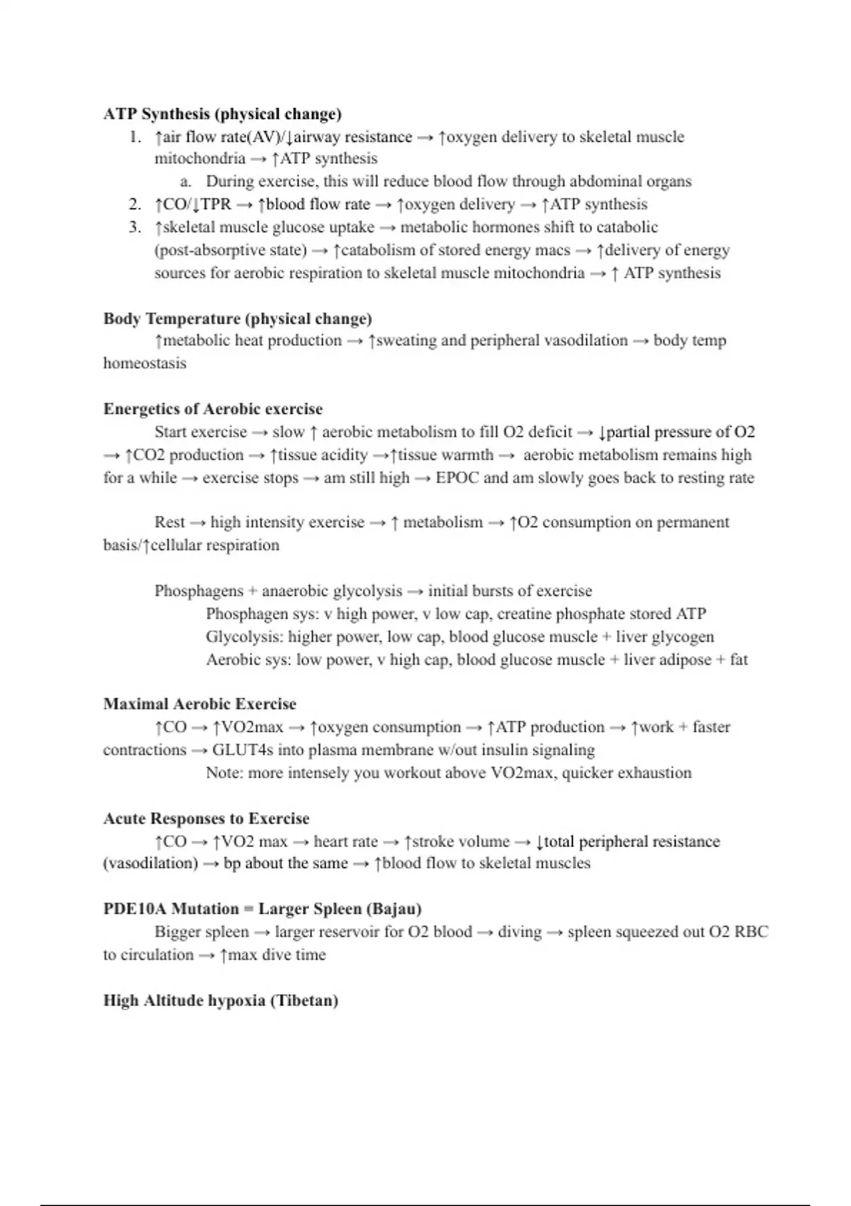 BI203 Systems Physiology Physiological Pathways Summary!! - CAS BI315 ...