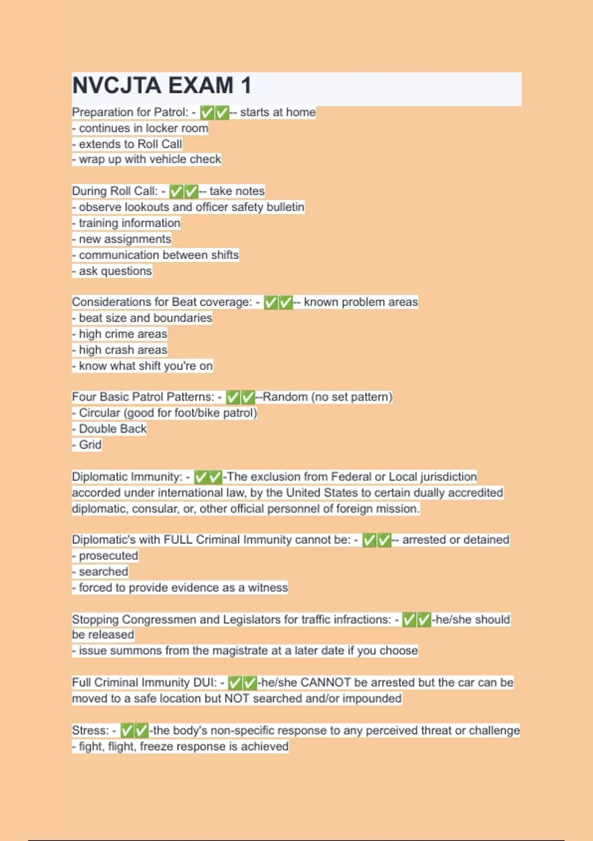 NVCJTA EXAM 1 - Questions with Explanations of Answers Latest Update ...