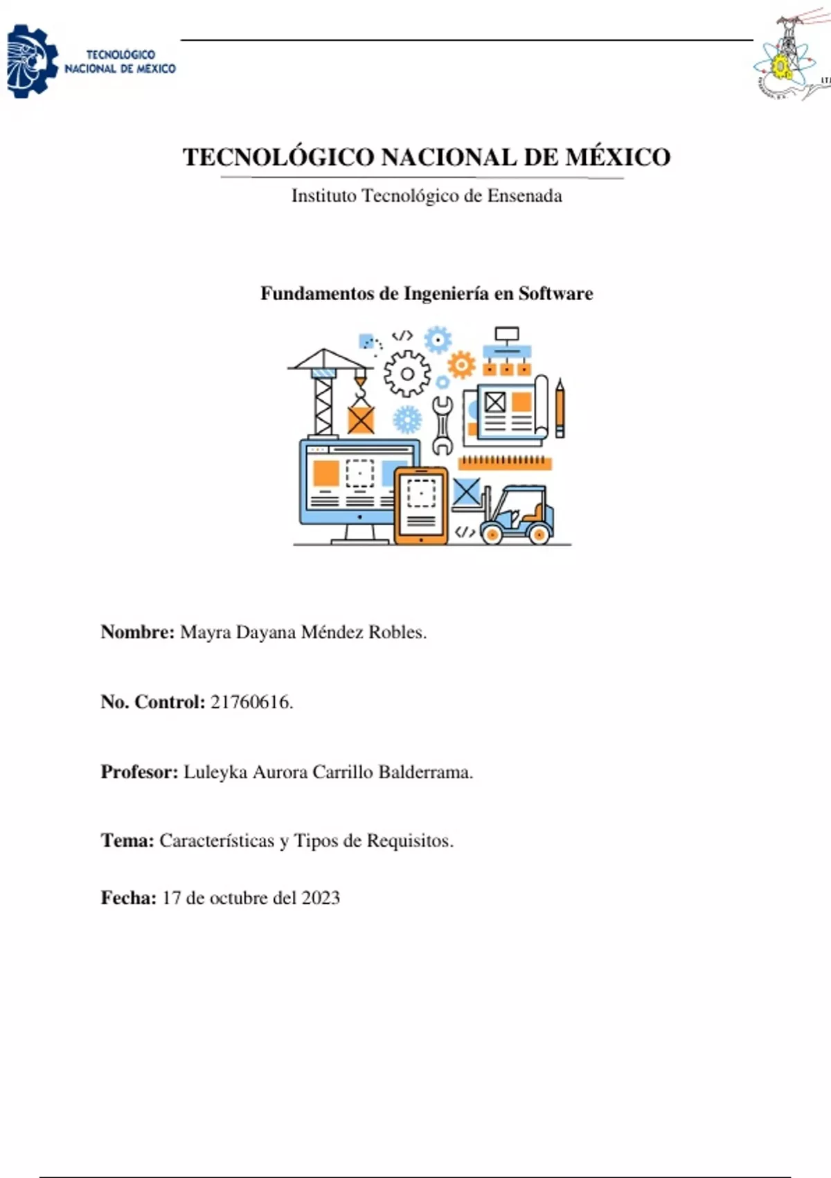 Características y Tipos de Requisitos en Software - Fundamentos de ...