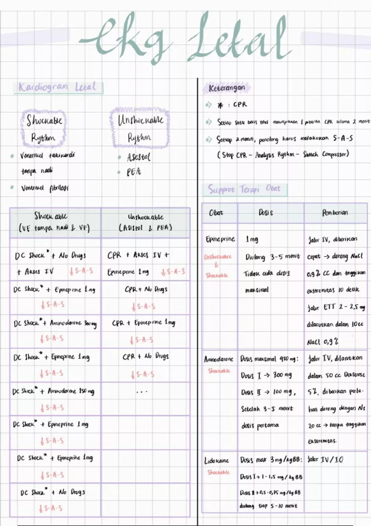 Algoritma EKG Letal - Nurse - Stuvia US