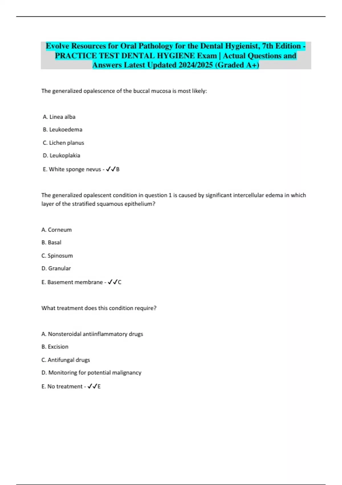 Evolve Resources for Oral Pathology for the Dental Hygienist, 7th ...