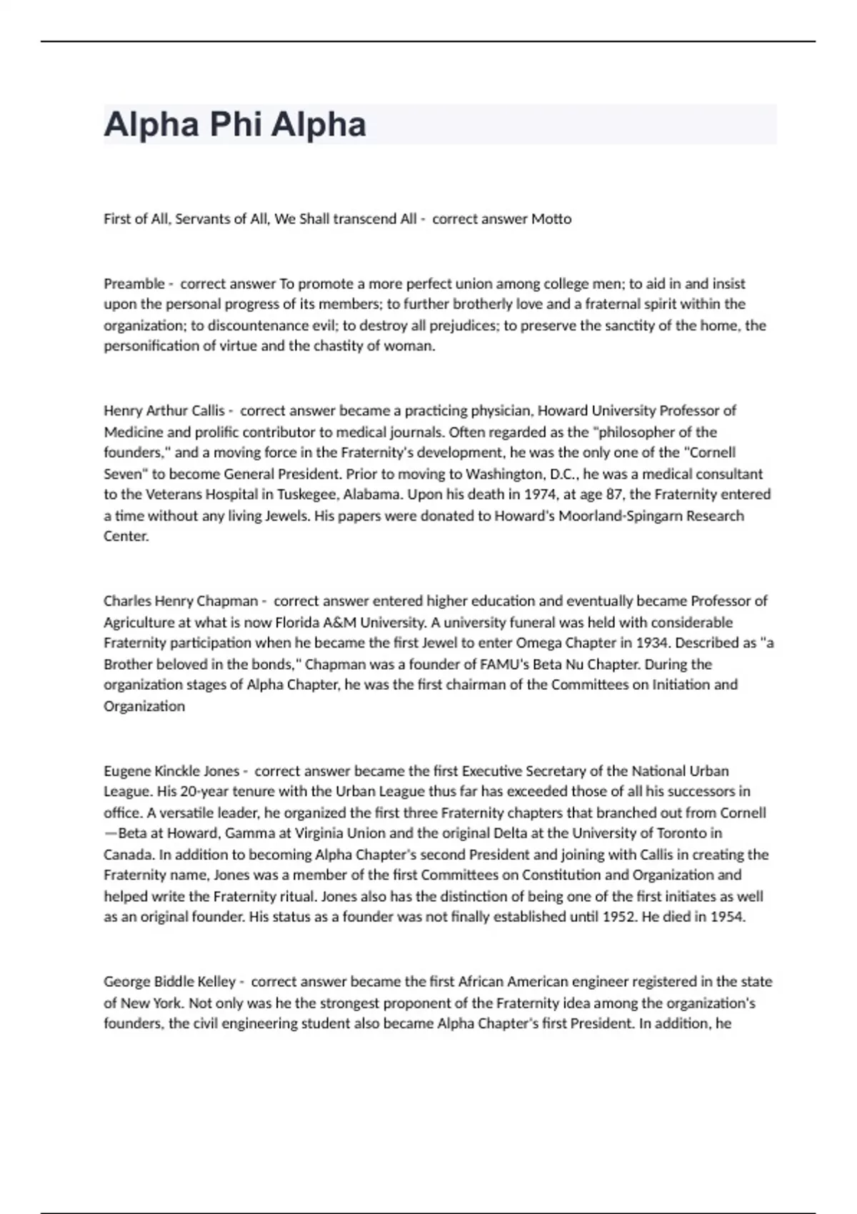 Alpha Phi Alpha2 questions and answers already passed 2024 - Alpha Phi ...