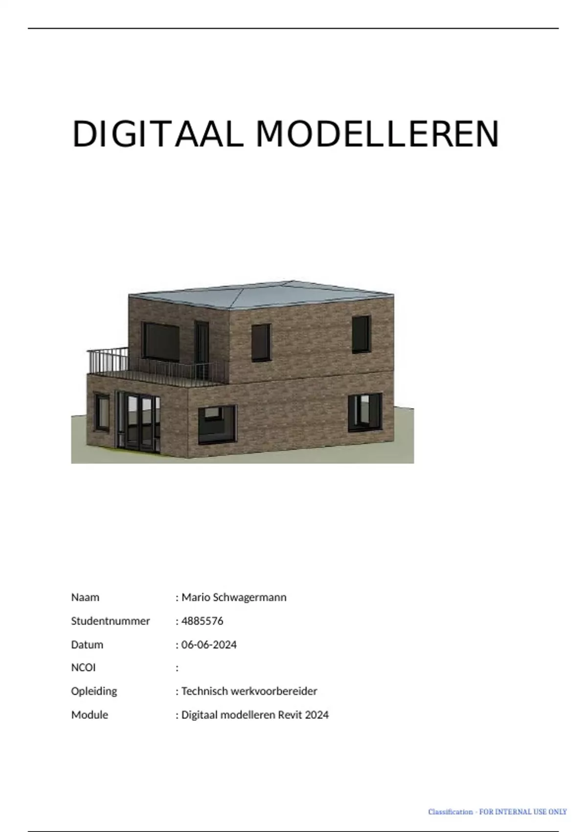 Presentatie Digitaal modelleren Revit 2024 NCOI - Digitaal modelleren ...