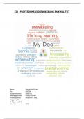 Professionele ontwikkeling en kwaliteit - Samenvattingen en Aantekeningen - Stuvia NL
