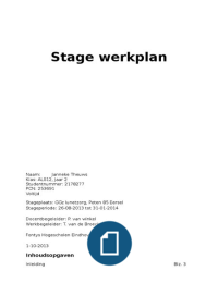 Reflectieverslag Praktijkleren 2 STARR methode - Stage - Stuvia US