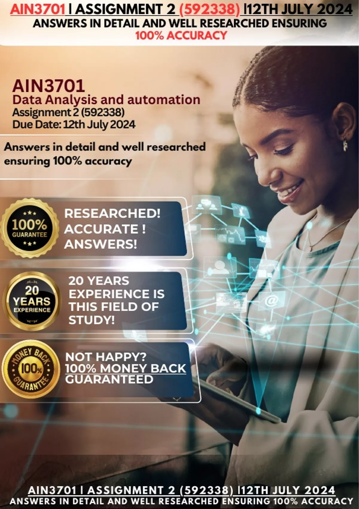 20 Years experience: 100% Correct AIN3701 Assignment 2 Answers (592338 ...