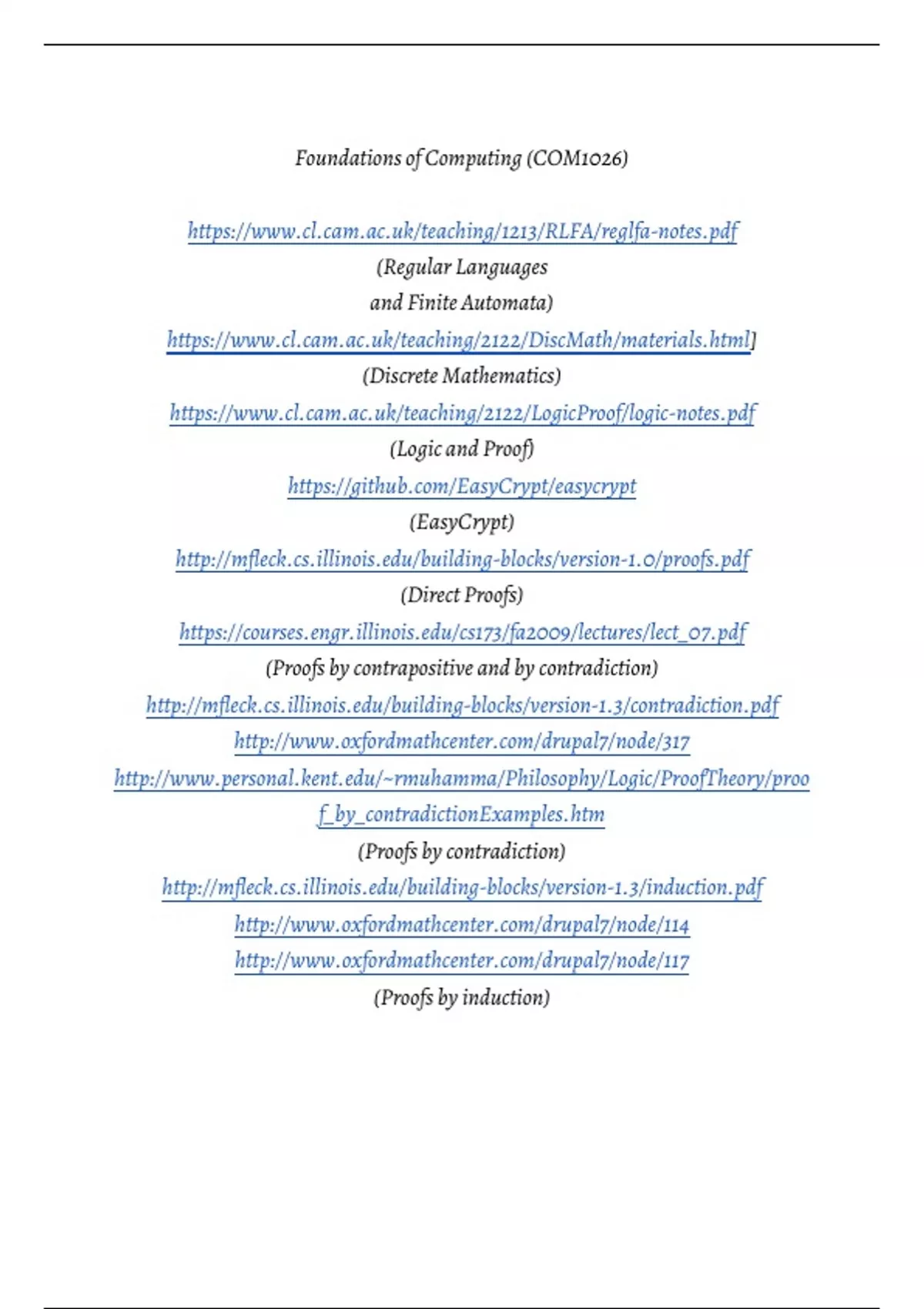 Summary and Flashcards - Foundations of Computer Science - Foundations ...