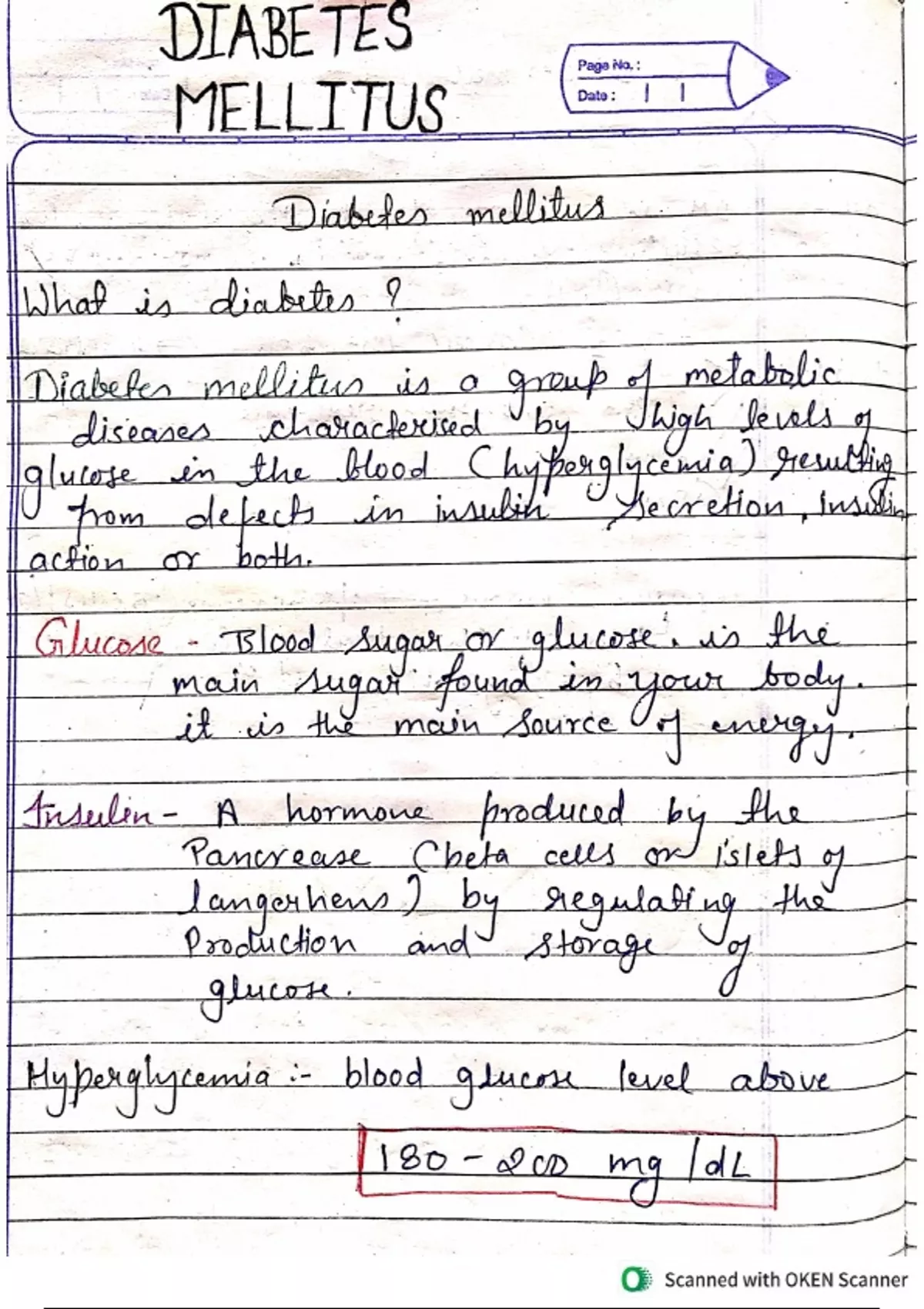 Diabetes mellitus and its types, clinical features, investigations and ...