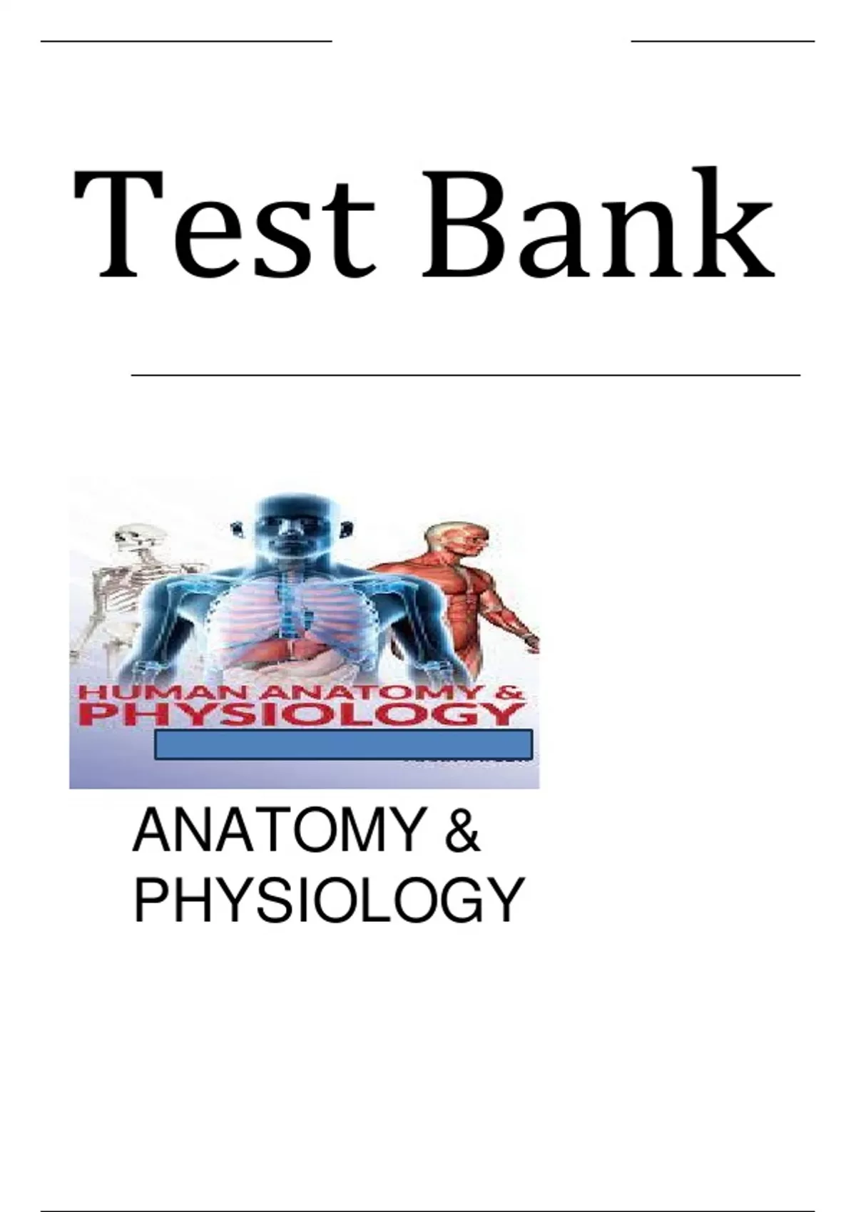 ANATOMY AND PHYSIOLOGY OPENSTAX TEST BANK Openstax Anatomy and ...