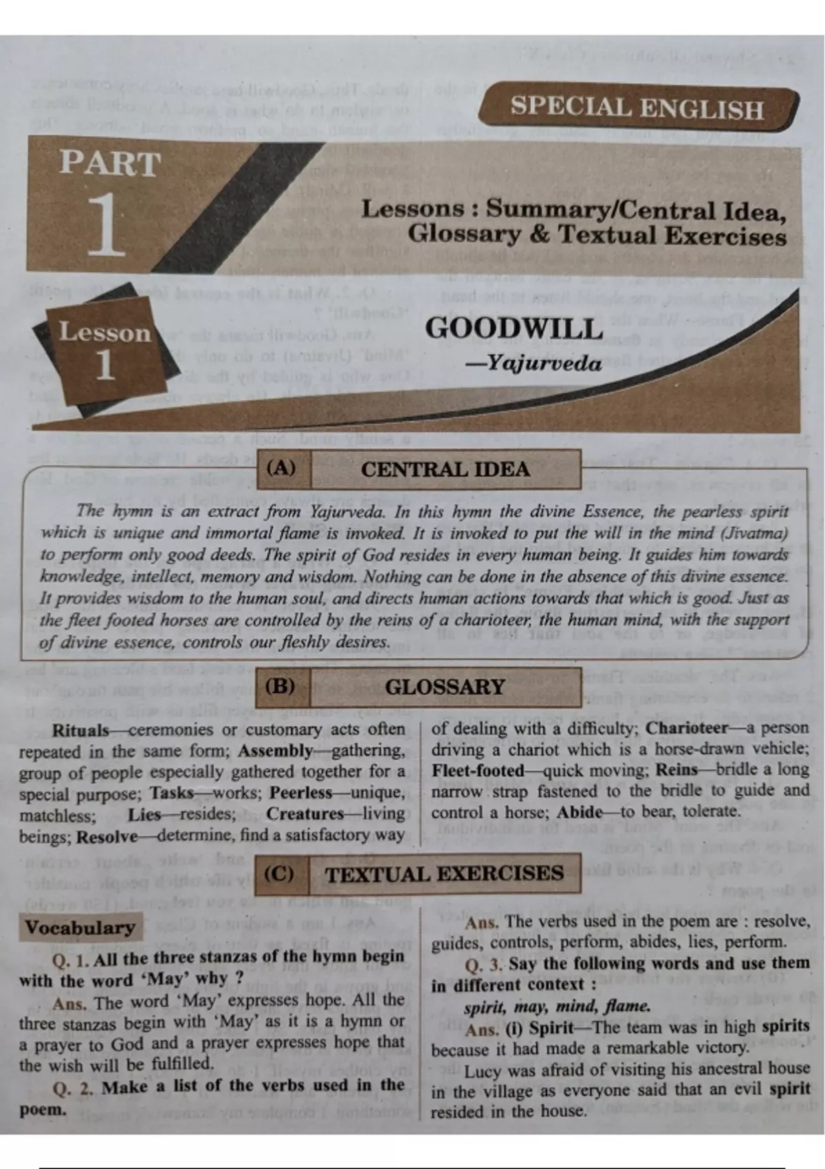 Summary English Class 10th Notes (Chapter 1 to 3) Buy Now! - English ...