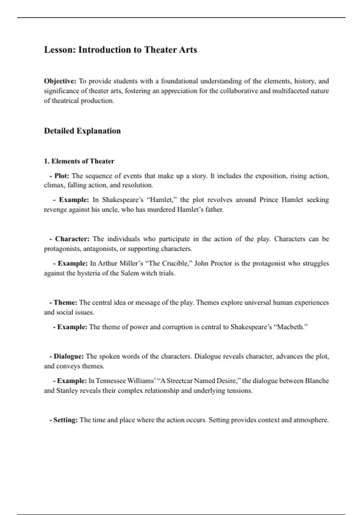 "Unveil the Magic of Theater: An Exciting Introduction to Theater Arts ...