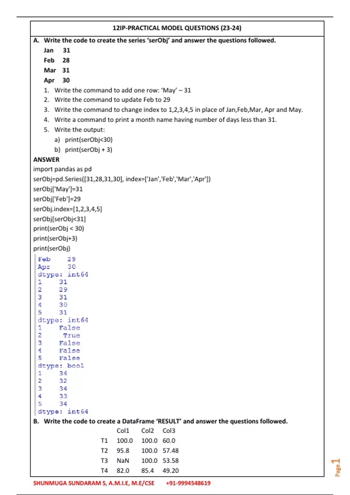 Computer Science NCERT – CBSE – Practical Programmes – For Class XII – 2023-24 - CBSE – NCERT ...