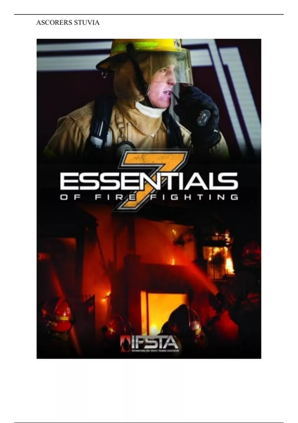 ESSENTIAL OF FIRE FIGHTING 7TH EDITION 230 SINGLE CHOICE QUESTIONS WITH ...