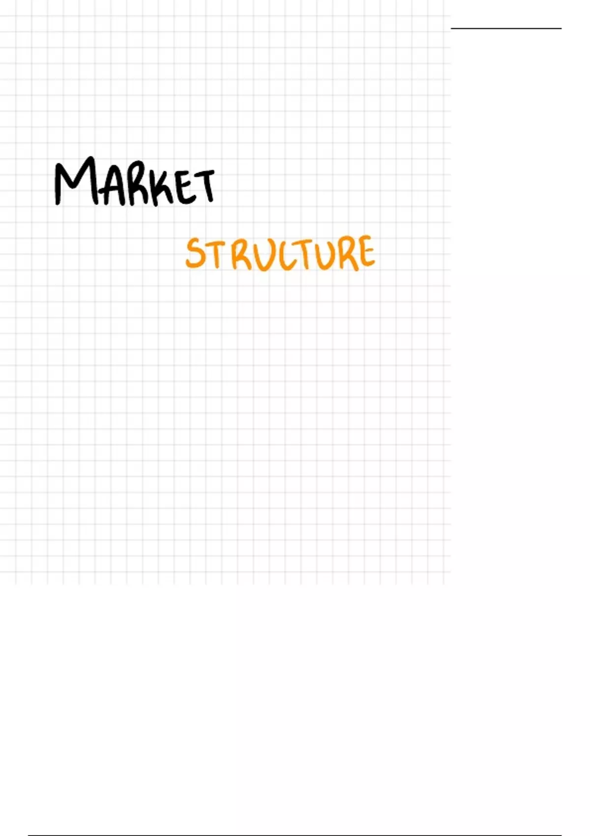Market structure - Economics - Stuvia US