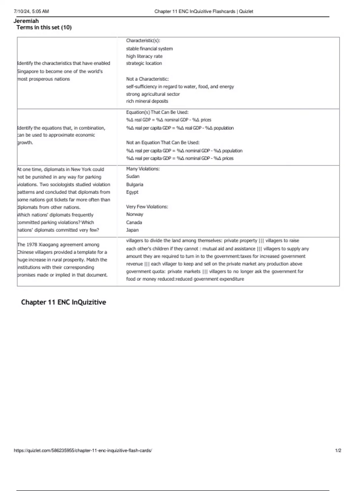 Chapter 11 ENC InQuizitive Flashcards _ (ALL CHAPTERS, complete ...