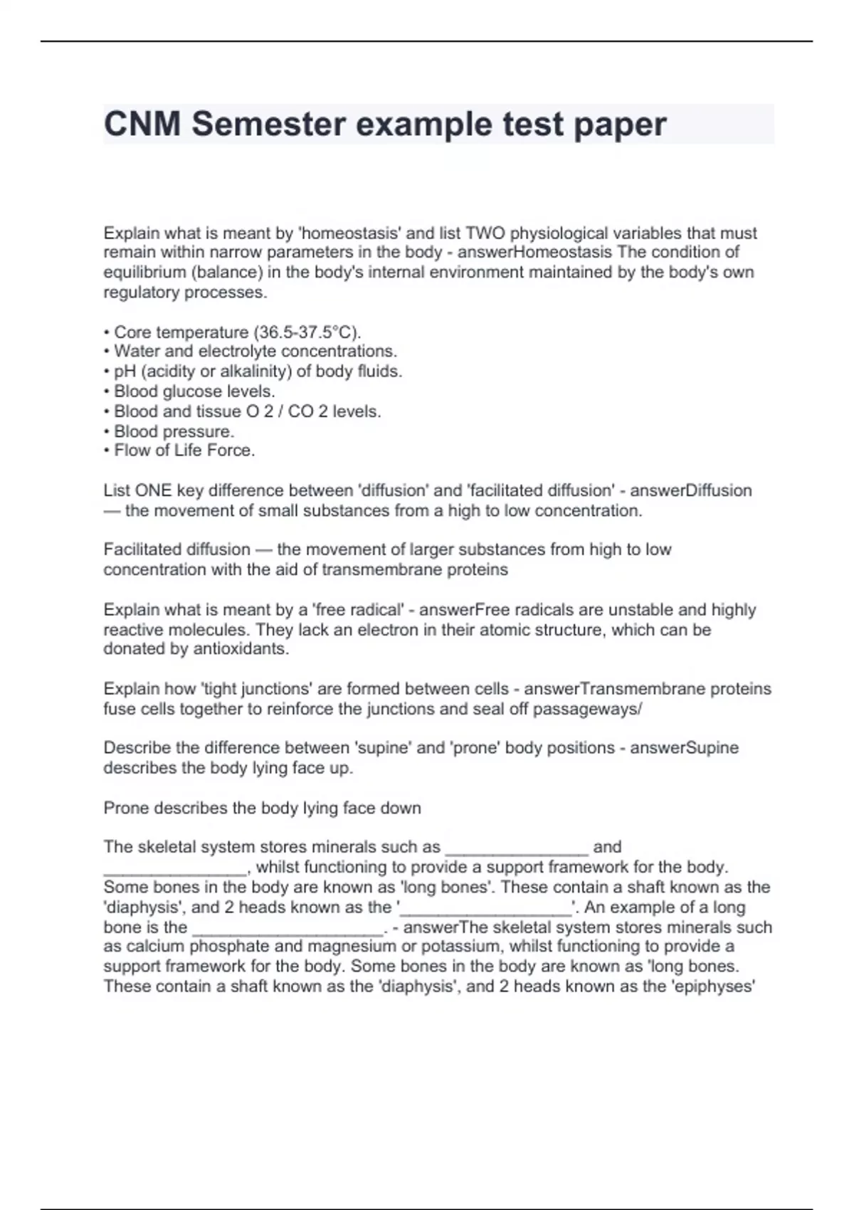 CNM Semester example test paper Questions with solutions - CNM ...