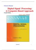 Solution Manual - Digital Signal Processing: A Computer-Based Approach Fourth Edition ( Sanjit K ...