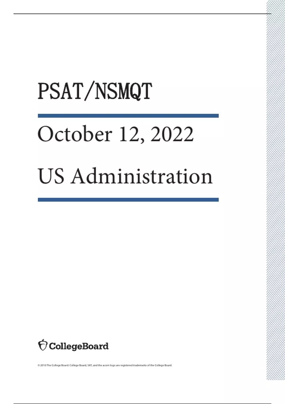 2022 October 12 PSAT Latest Version with Complete Solution - The SAT ...