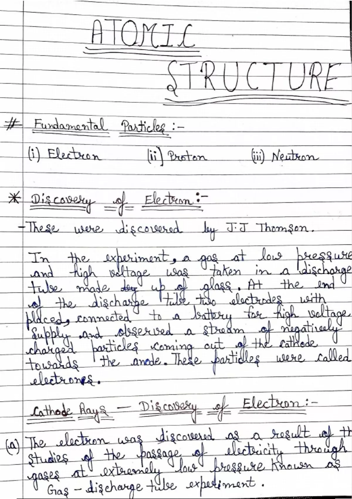 Atomic structure - Chemistry of foods - Stuvia US