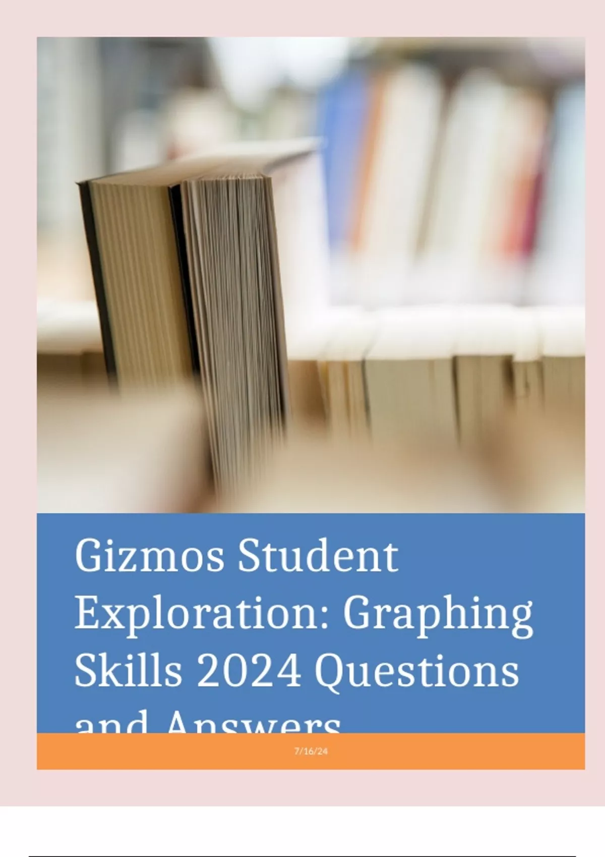 Gizmos Student Exploration: Graphing Skills 2024 Questions and Answers ...