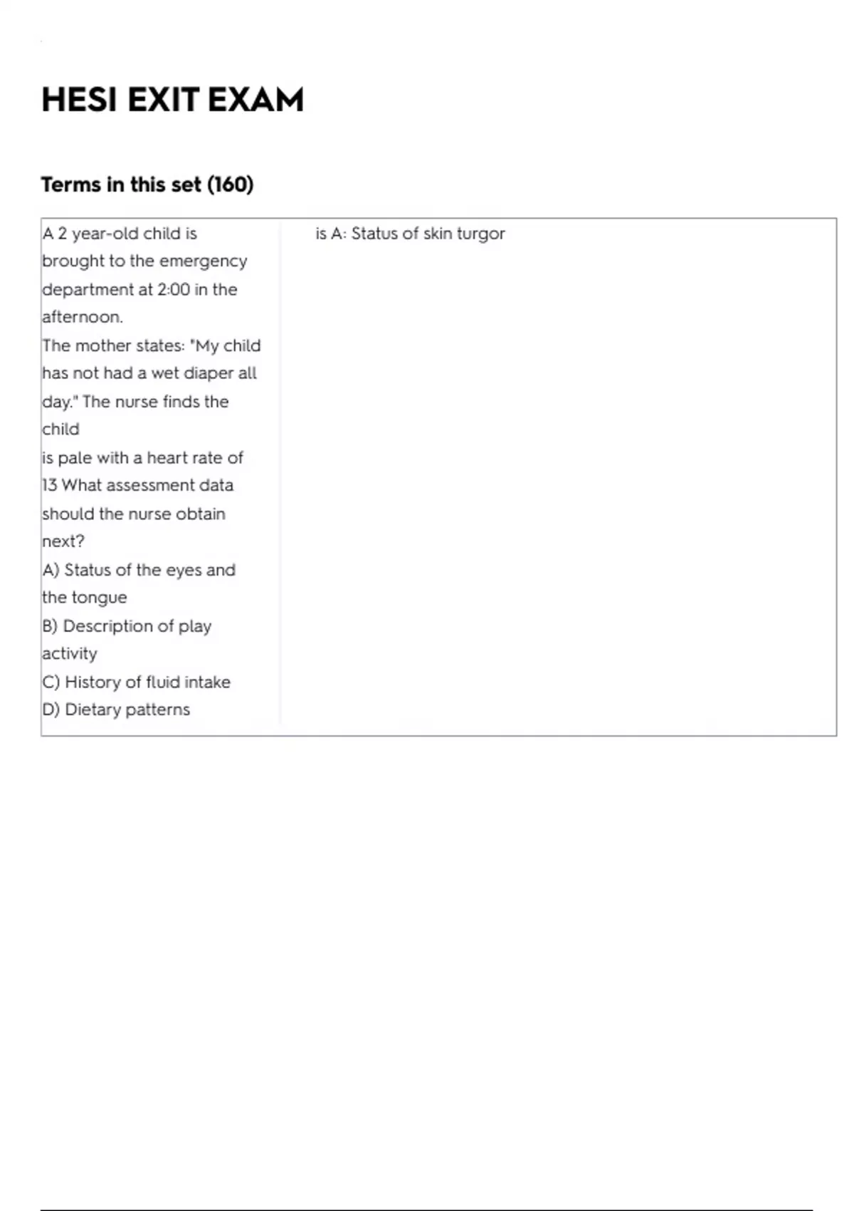 HESI EXIT EXAM 6 LATEST VERSIONS AND PRACTICE EXAM ACTUAL EXAM COMPLETE ...