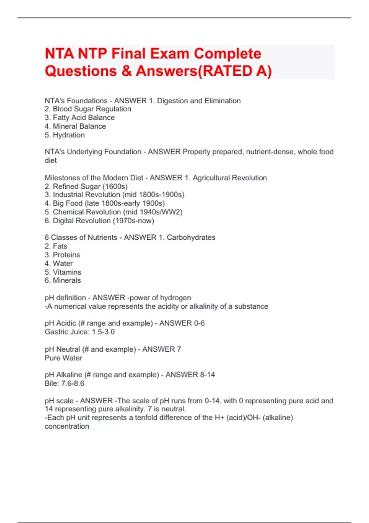 NTA NTP Final Exam Complete Questions & Answers(RATED A) - NTA NTP ...