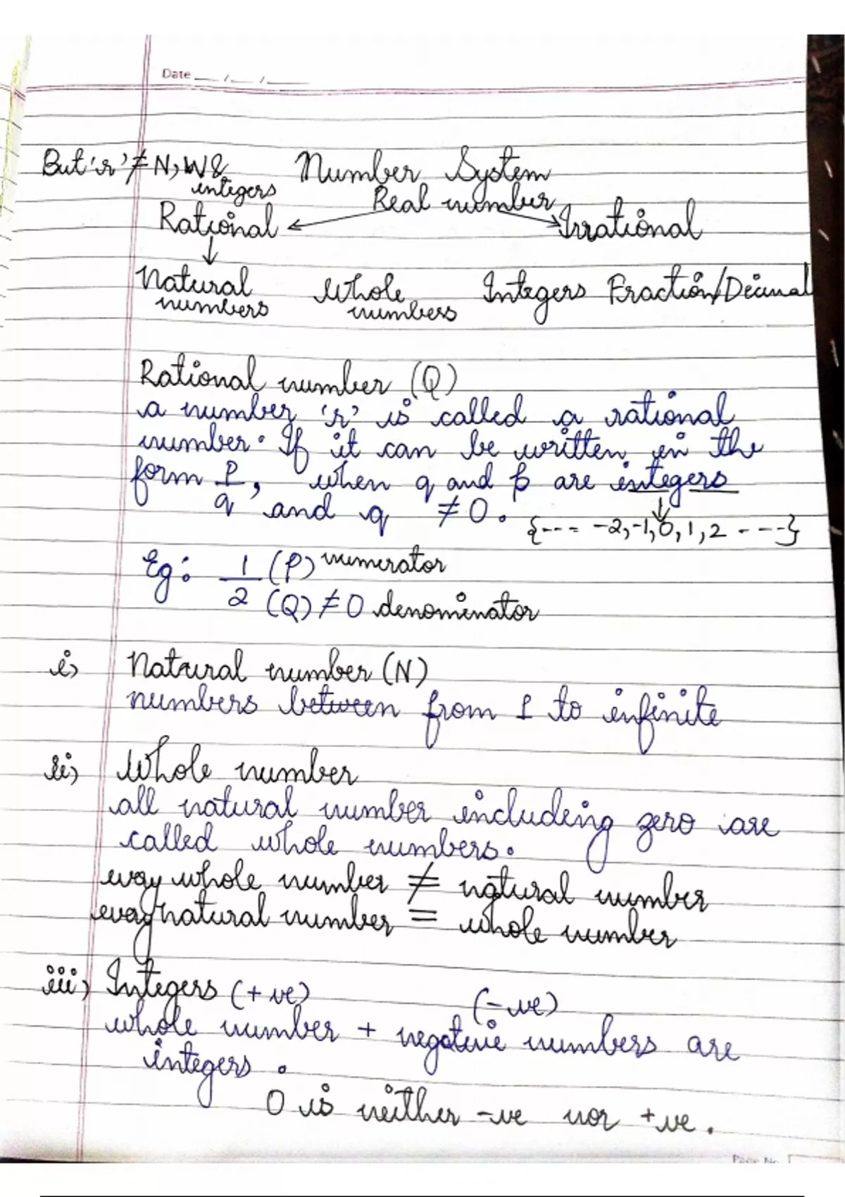 Class notes Mathematics NCERT Solutions - Mathematics for Class IX ...