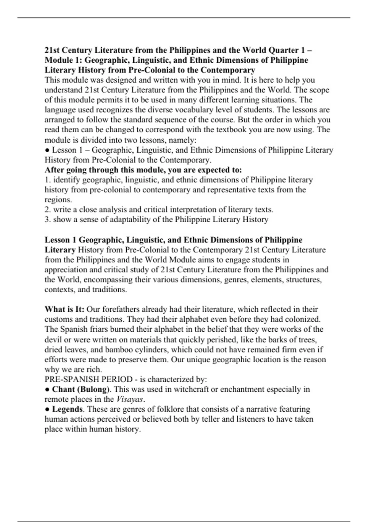Geographic, Linguistic, and Ethnic Dimensions from Pre-Colonial to ...