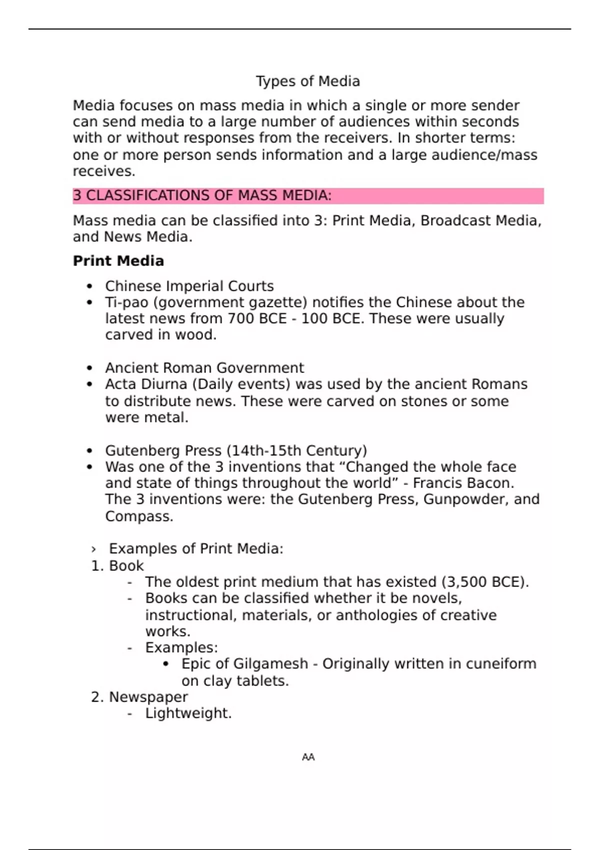 Exploring the Diverse Types of Media - Media and Information Literacy ...