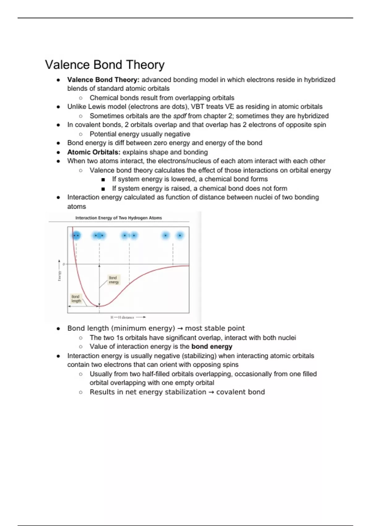 CHEM 130 Chapter 6: Chemical Bonding II - CHEM 130 (CHEM130) - Stuvia US